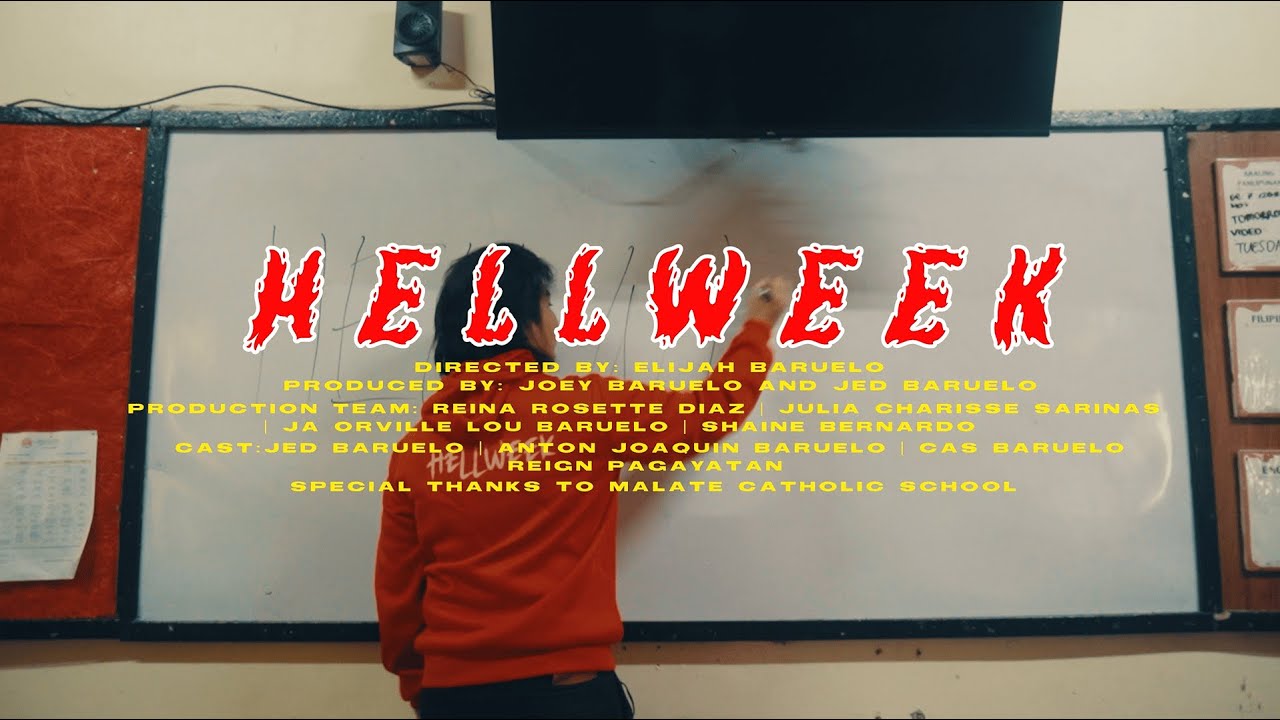 Jed Baruelo - Hell Week (Official Music Video) - YouTube