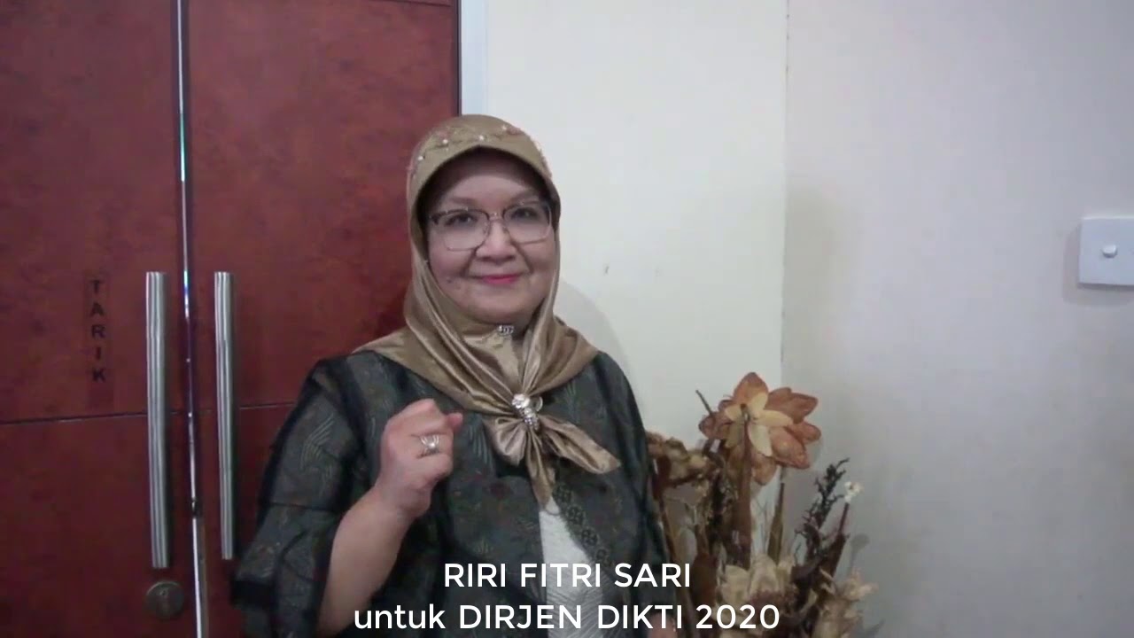 Riri Fitri Sari untuk Dirjen Dikti 2020 - YouTube