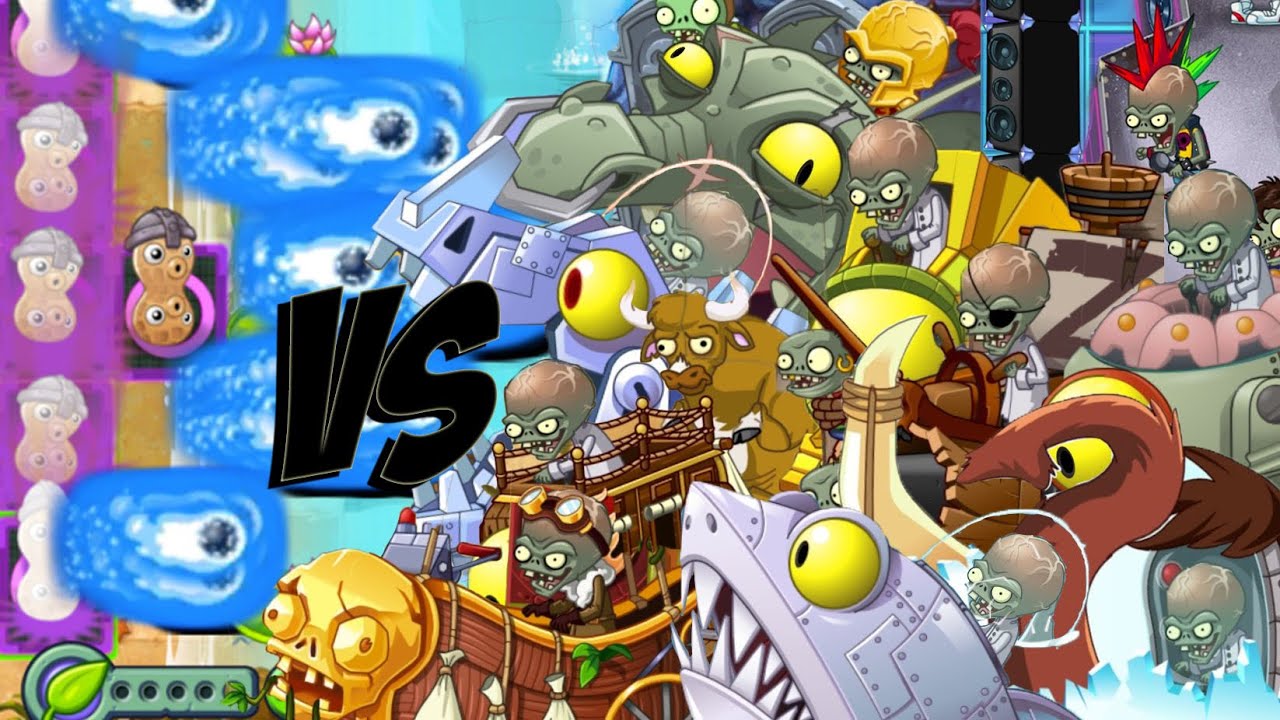 Plants Vs Zombies 2 Epic Hack Ultra Peanut Vs Each Zombots Specials Part 2 Youtube