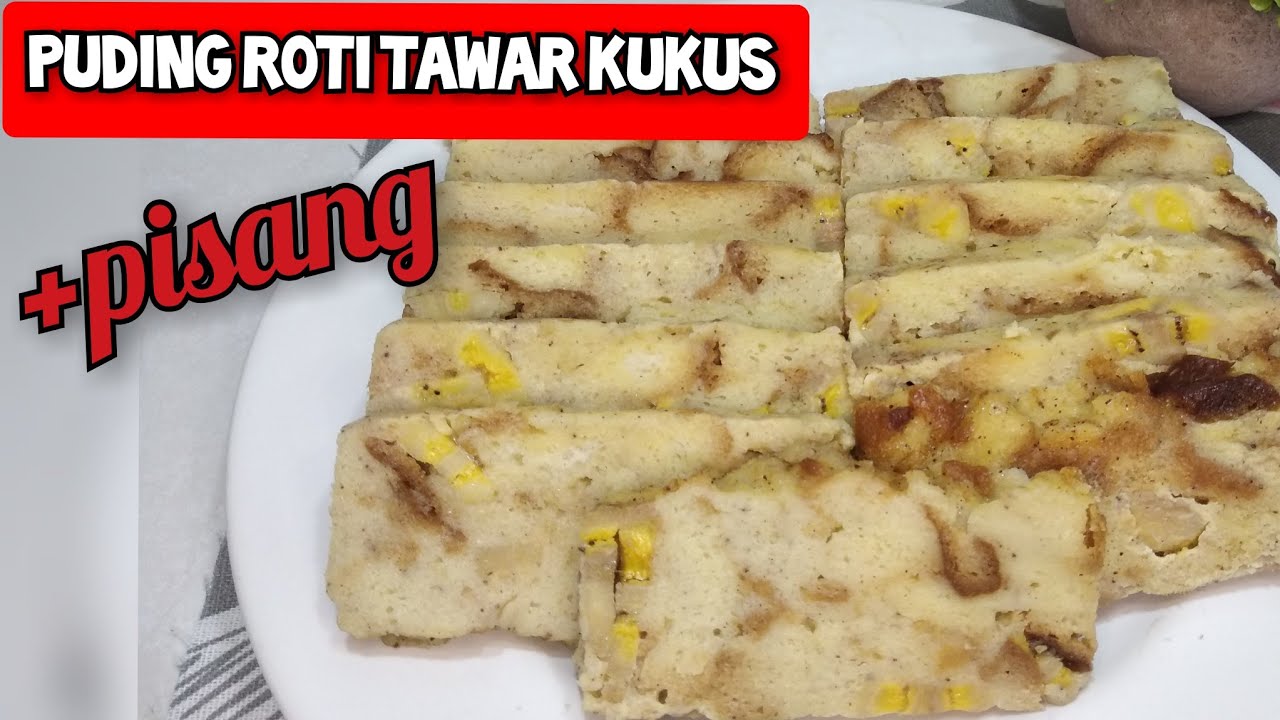 RESEP PODENG ROTI TAWAR - (puding roti tawar), tanpa oven dan tanpa ...