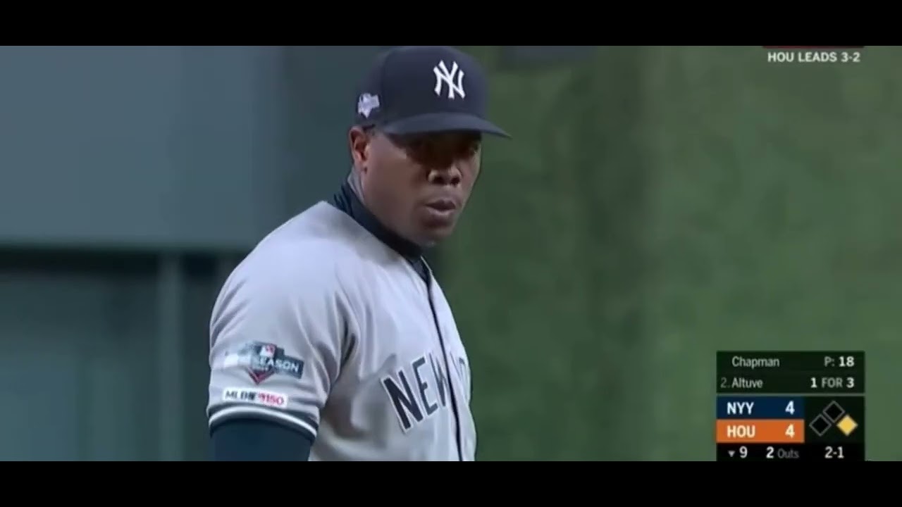 Aroldis Chapman VS José Altuve - YouTube