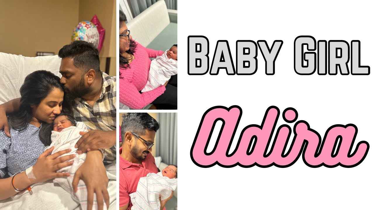 Vlog 58 - Our Newest Family Member Baby Girl Adira 😍 - YouTube