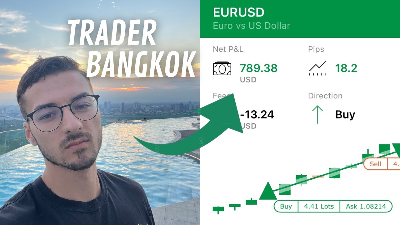 Day in the life of a Forex Trader in Bangkok | $800 Trade - YouTube