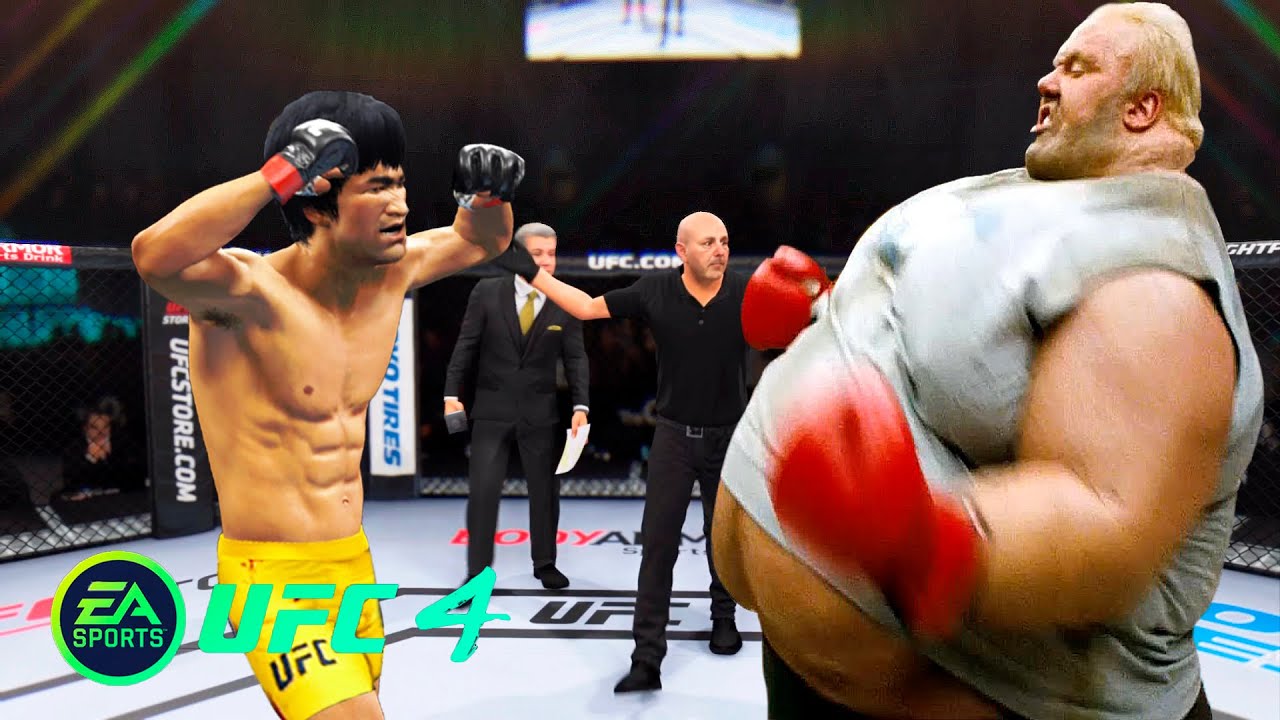 UFC4 Bruce Lee vs Fat Blob EA Sports UFC 4 PS5 - YouTube