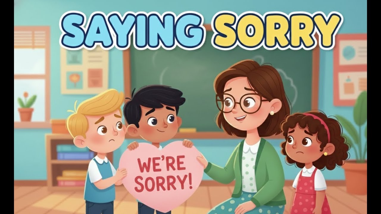 How to Say “Sorry” | Social Skills Learning for Kids - YouTube