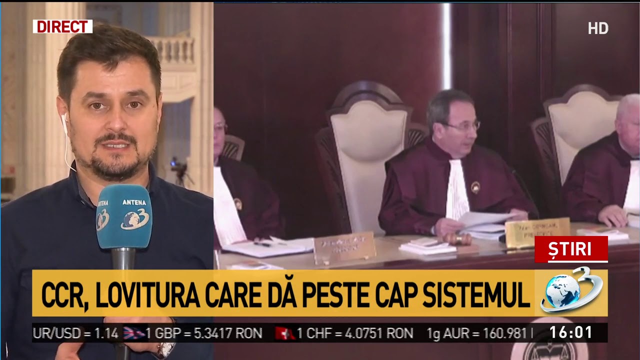 CCR, decizie-șoc în scandalul momentului - YouTube