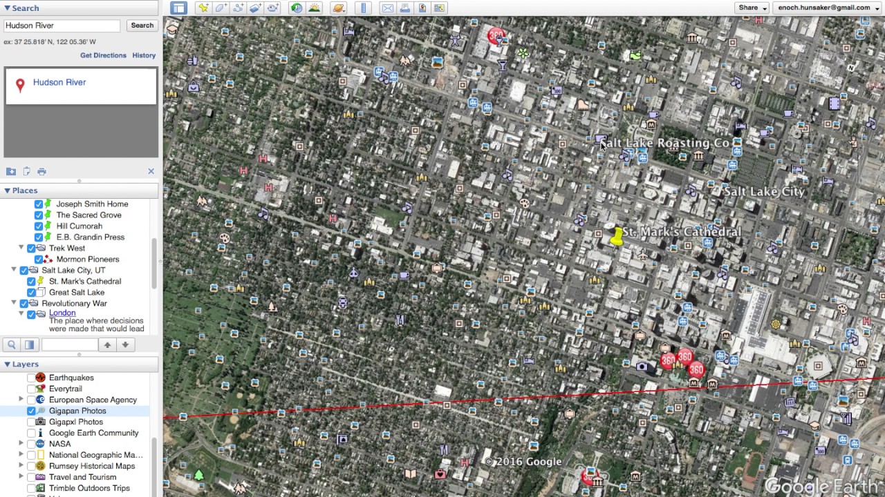Google Earth Tutorials--Adding from Layers - YouTube