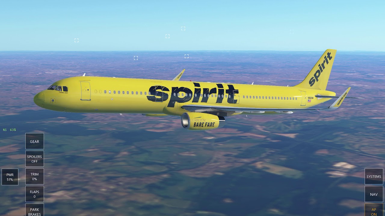 Spirit airlines flight and had a big crash - YouTube