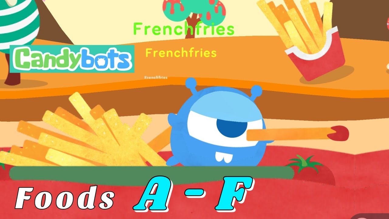 CandyBots Alphabet ABC Phonics - Foods | Alphabet Tracing and Spelling ...