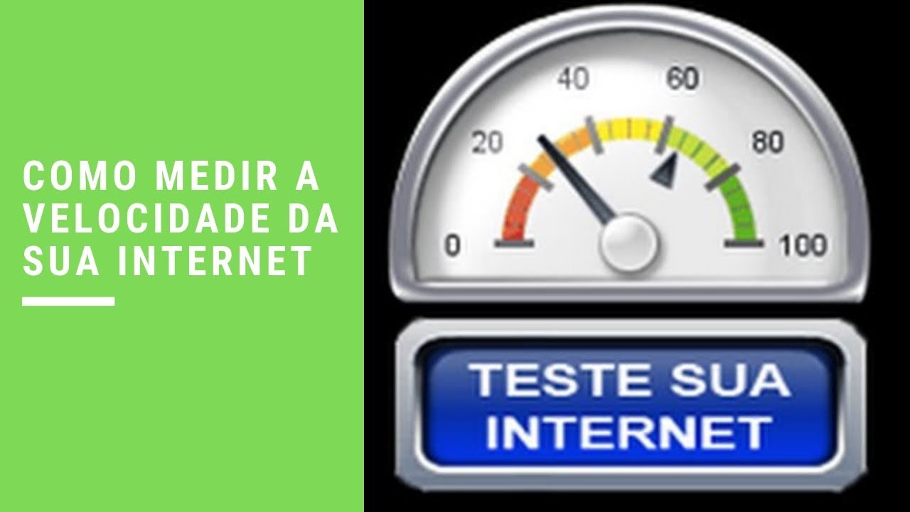Como medir a velocidade da sua internet - YouTube