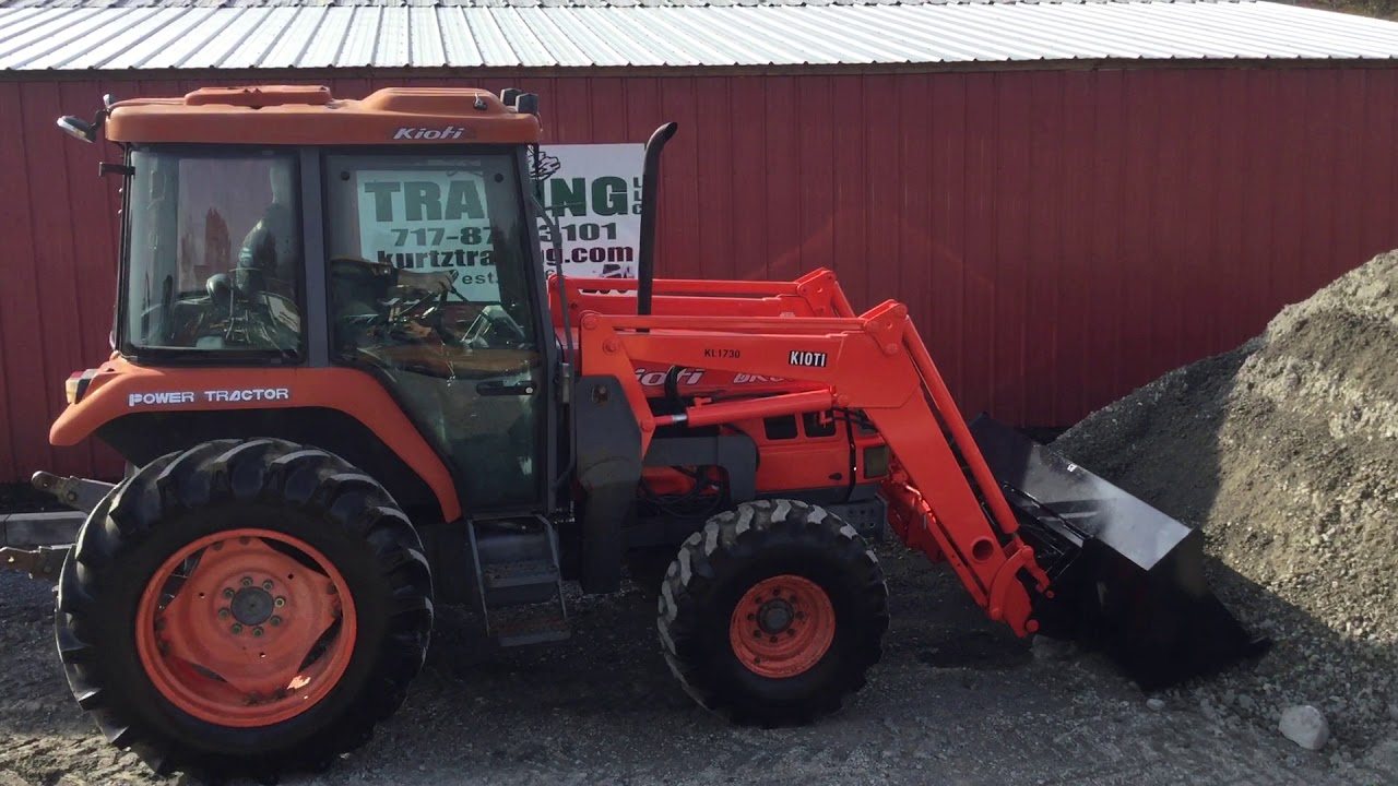 KIOTI DK65 TRACTOR - YouTube