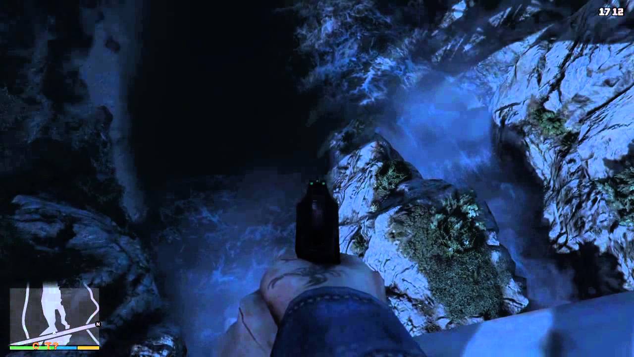 GTA V Waterfall dive - YouTube
