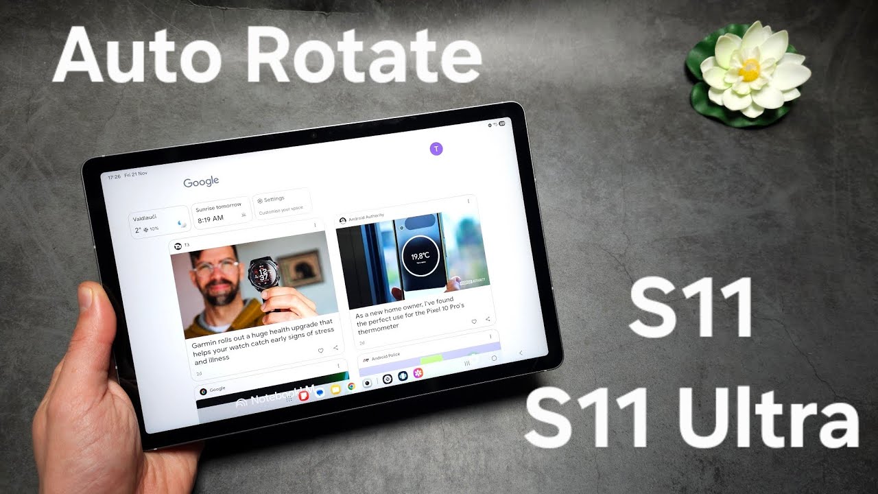 How to Turn On / Off Auto Rotate Screen - Samsung Galaxy Tab S11 / S11 ...