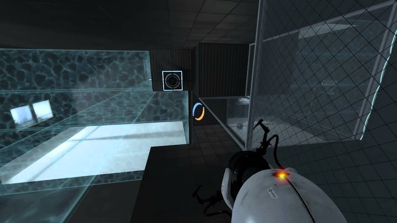 Portal 2: Barrier Backfall - Walkthrough - YouTube