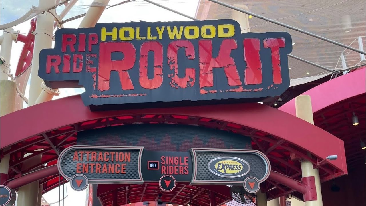 Rip Ride Rocket Rocket | Universal Studios Orlando - YouTube