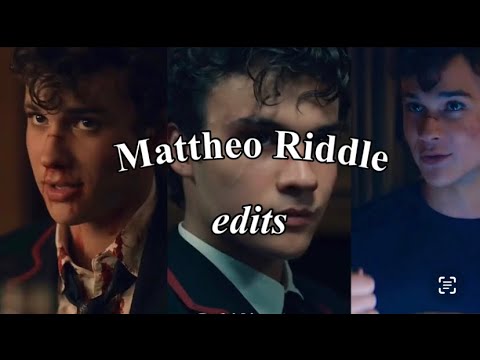Mattheo Riddle edits + y/n povs - YouTube