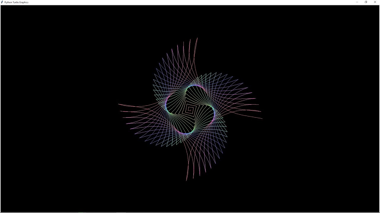 11 Turtle Graphics Draw The Amazing Design Using Python Turtle Youtube