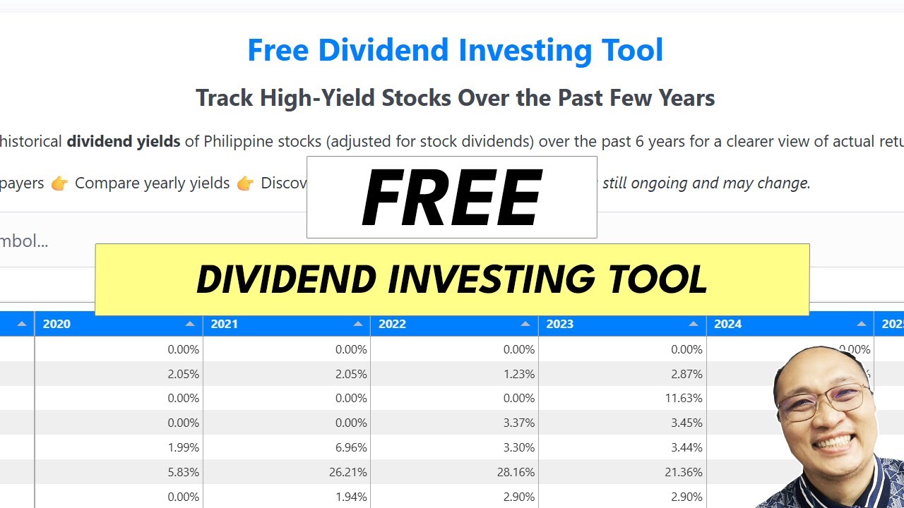 Free Dividend Investing Tool - KuyaJon.Com - YouTube