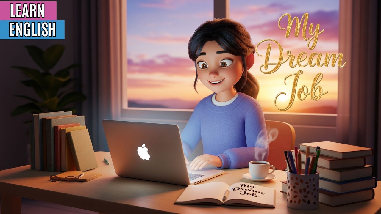 My Dream Job – A Story for English Learners (B1 Level) - YouTube