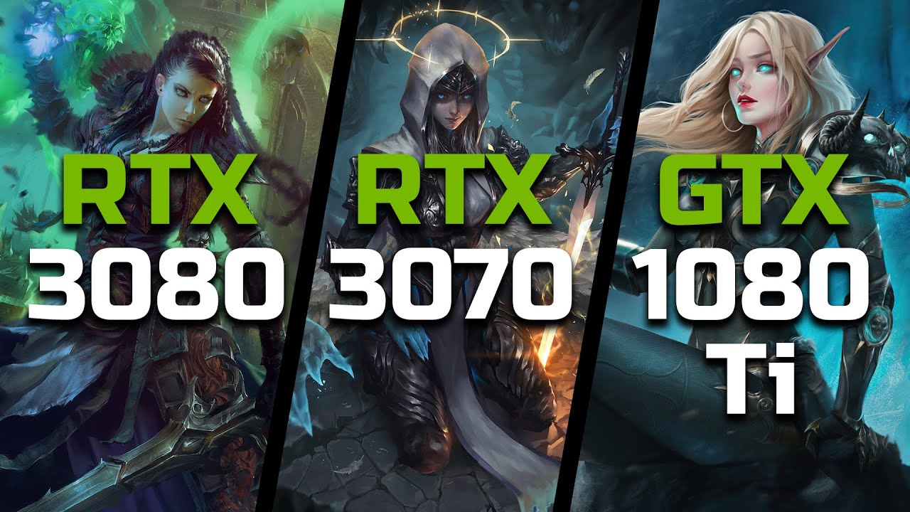 RTX 3080 vs RTX 3070 vs GTX 1080 Ti - Test in 9 Games - YouTube