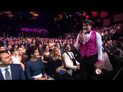 Ariadne Diaz y Carmelo en Premios TvyNovelas 2015