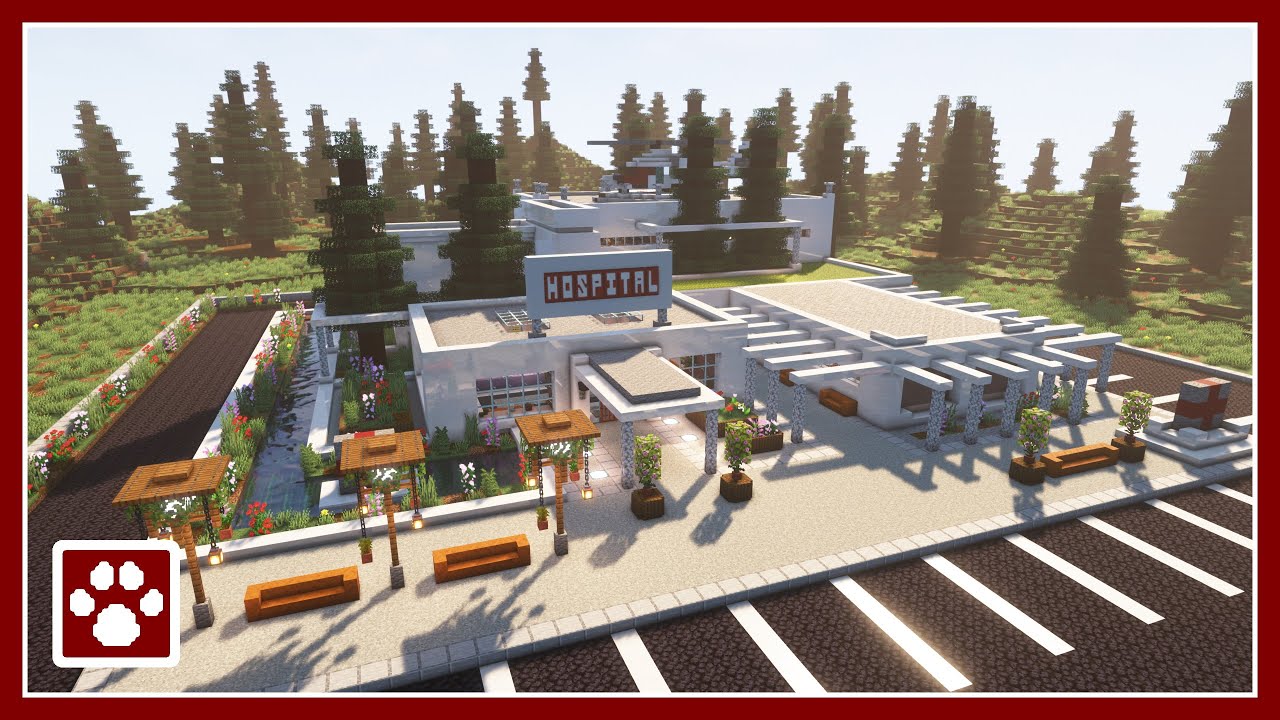 A Small Hospital - Map | Minecraft - YouTube