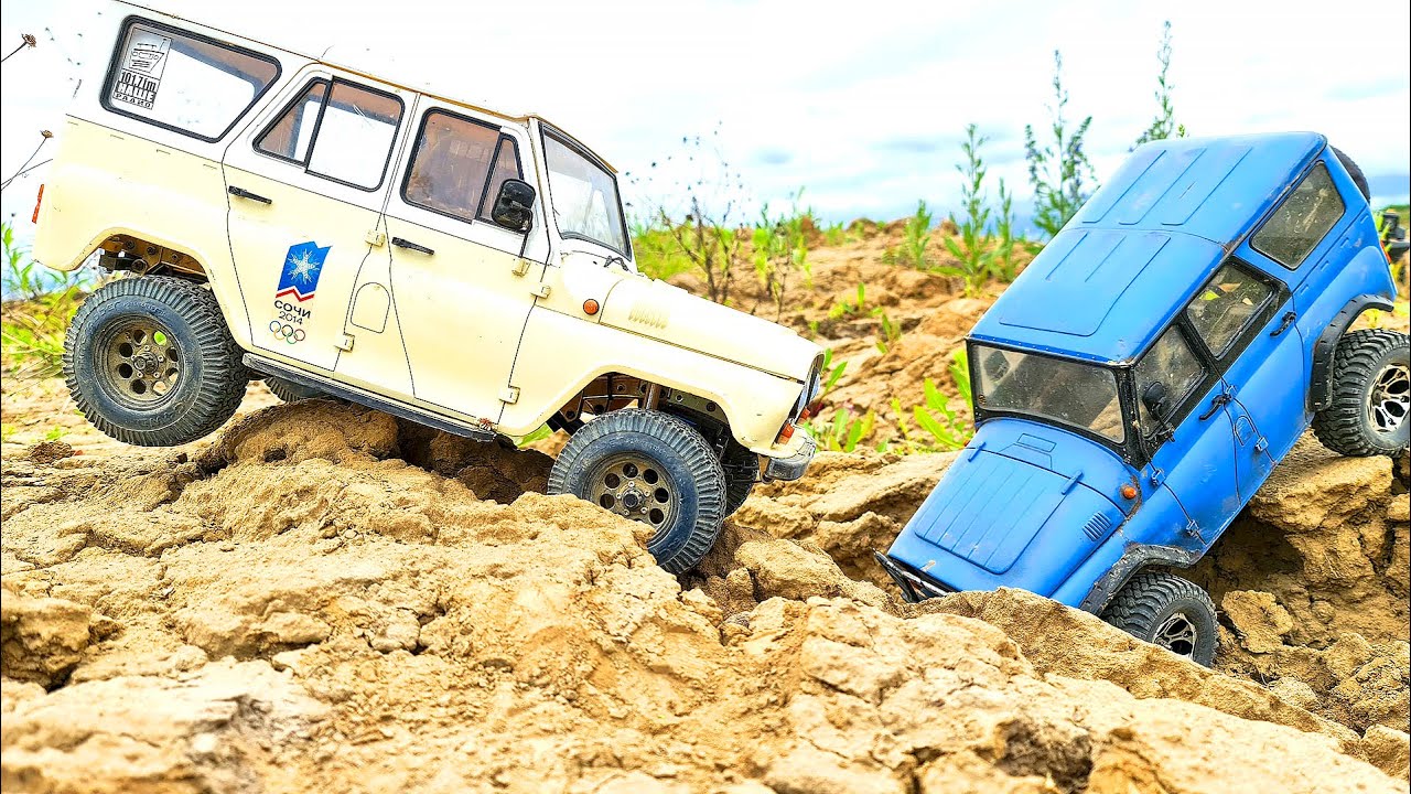 UAZ 469 and UAZ Hunter - Best Russian Cars Extreme OFF Road 4x4 PT2 ...