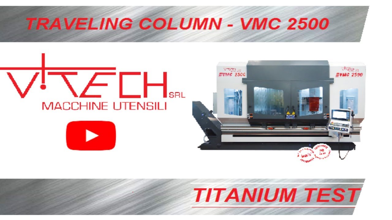centro di lavoro verticale vmc 2500 - YouTube