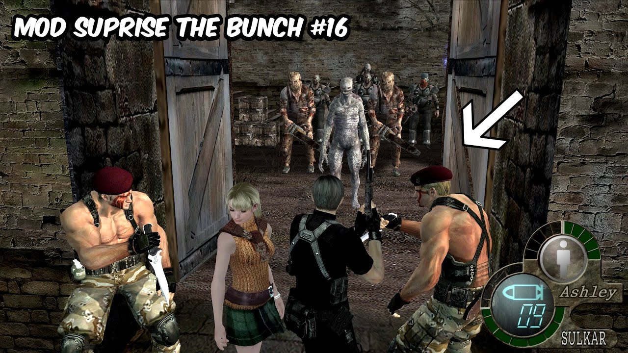 RESIDENT EVIL 4 UHD : MOD SURPRISE THE BUNCH NEW GAME PRO #16 - YouTube