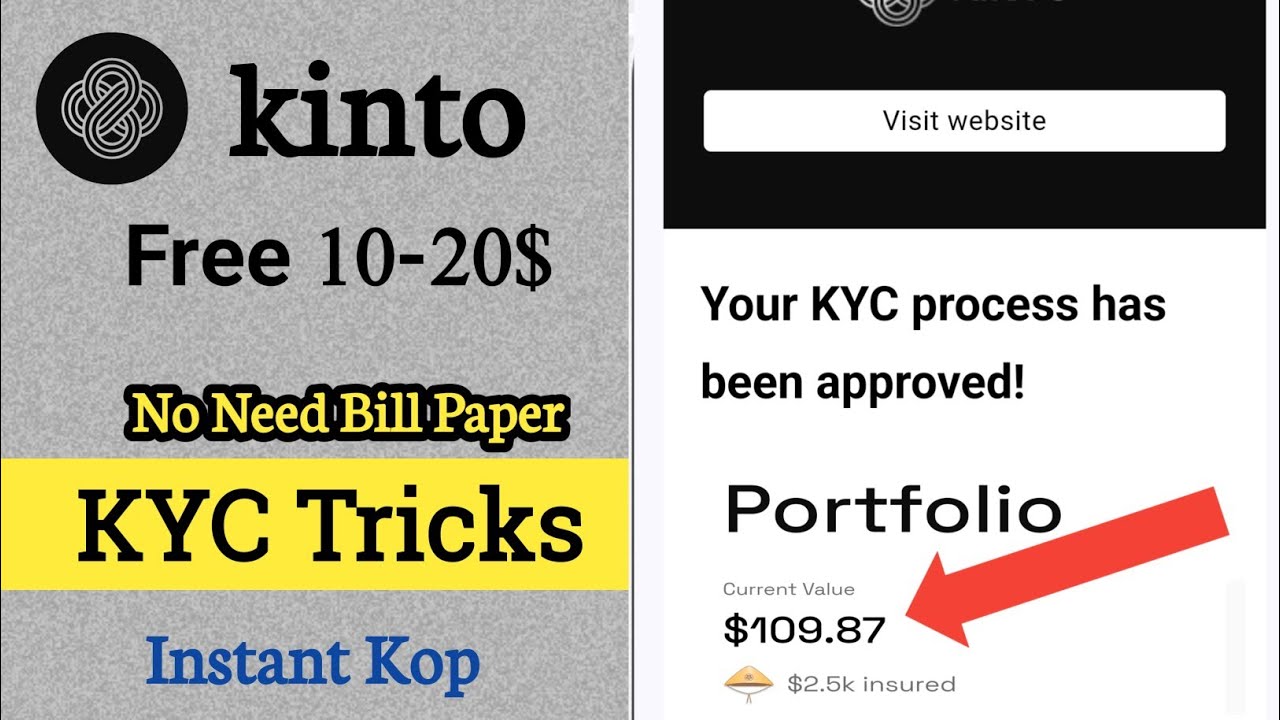 Kinto Free 10-20$ | Kinto KYC & More $K Token Earn Tricks | Kinto Airdrop Full Bangla Details ...