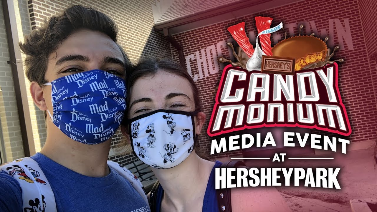 Candymonium Media Event - Riding Hershey's Newest Coaster! - YouTube