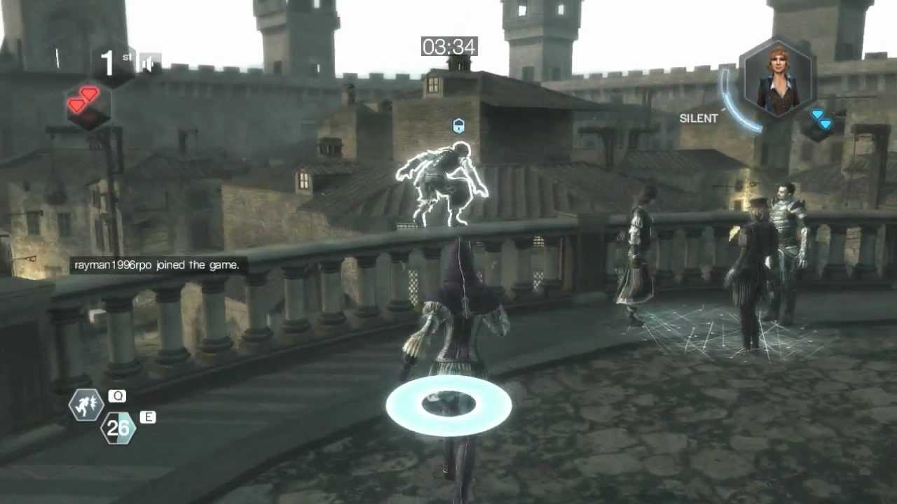 Assassins creed brotherhood Multiplayer Gameplay (Wanted, Hellequin) 3 ...