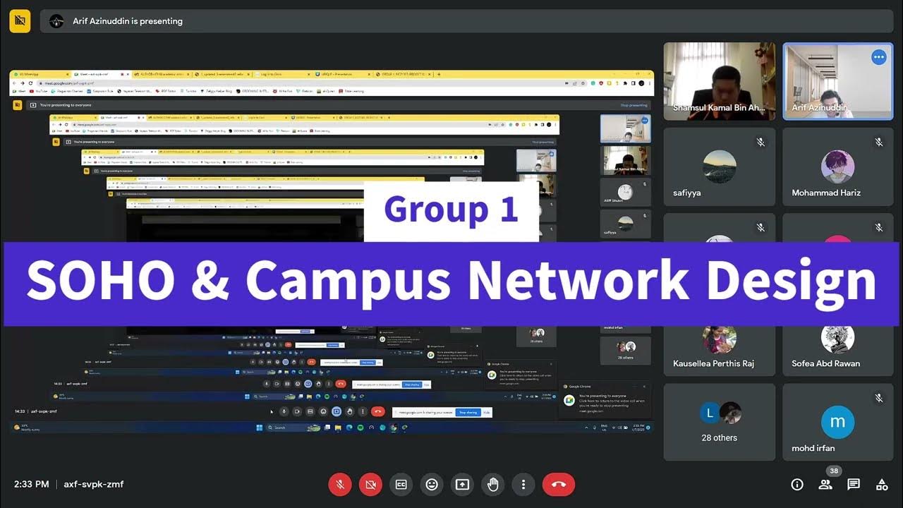 SOHO & Campus Network Design • Ubique • BIC21303 • Computer Networking • Group 1 - YouTube