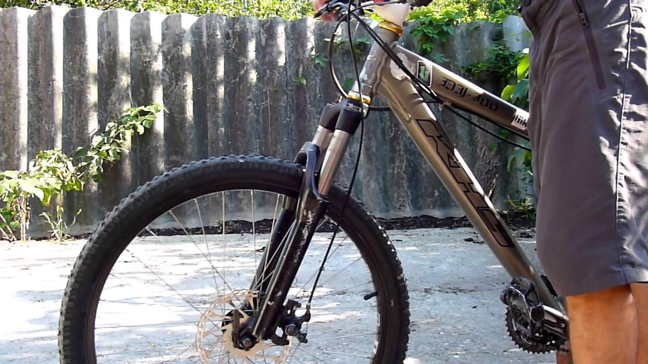 Работа вилки RST launch t8 120mm - YouTube