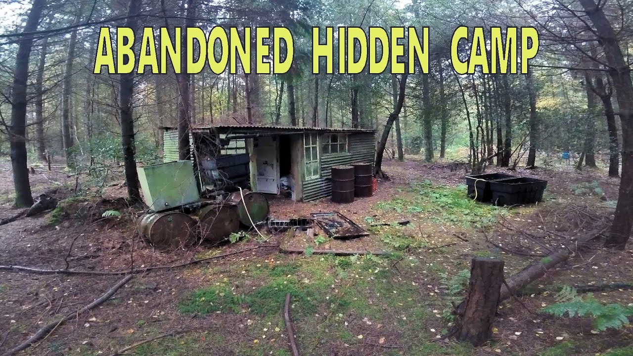 Abandoned Hidden Camp in the Woods - Camping Alert