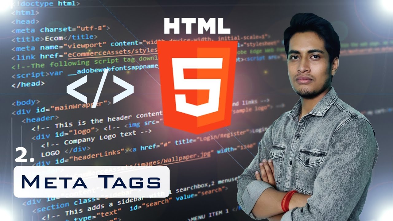 HTML Tutorial 2 - (Meta Tags) - YouTube