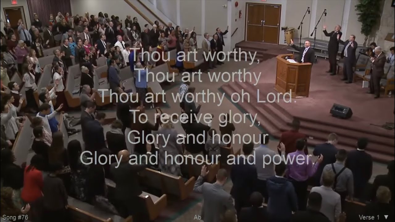 THOU ART WORTHY - Cloverdale Bibleway - Classic Gospel Worship Song ...