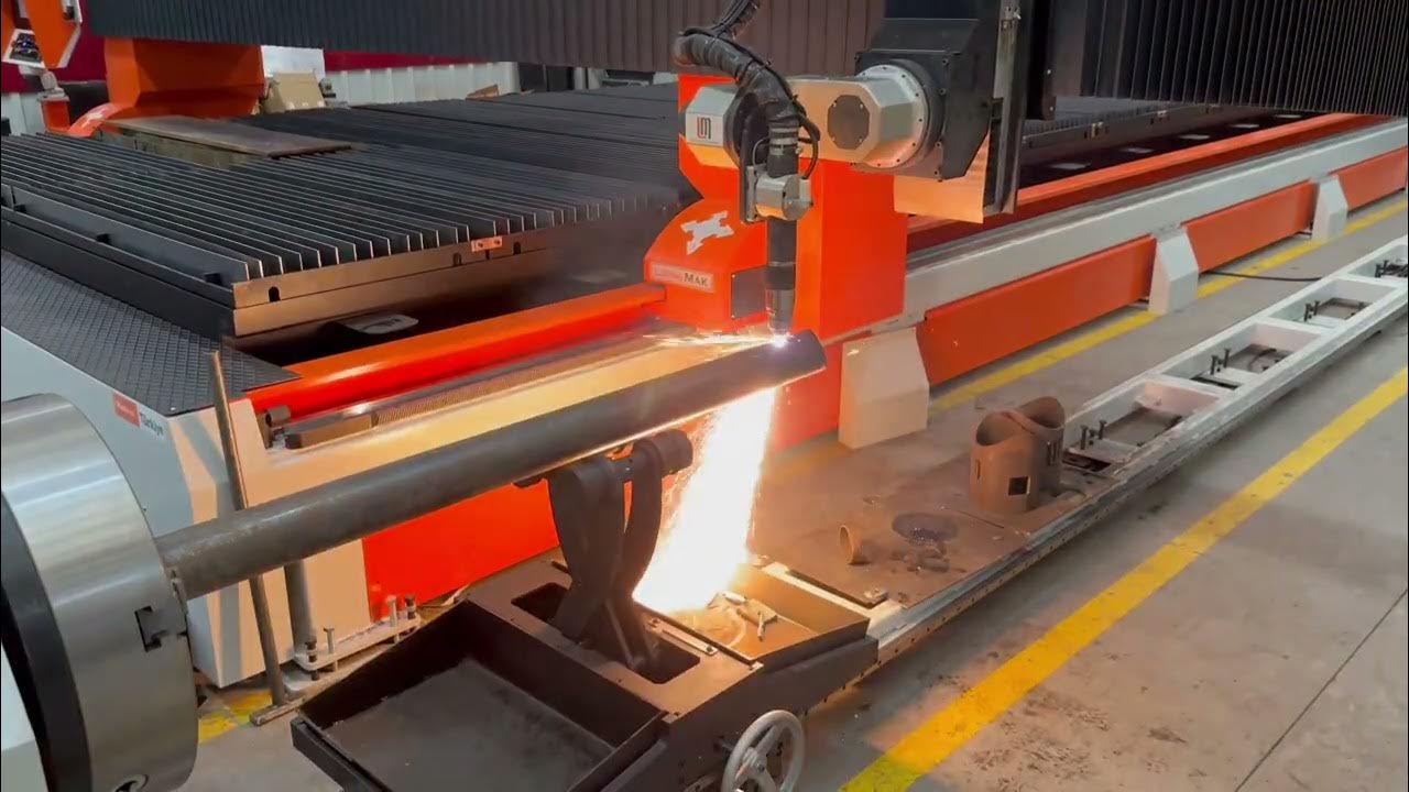 Loyalmak Tubecut Plasma Cutting Machine With Hypertherm Xpr 300 - YouTube