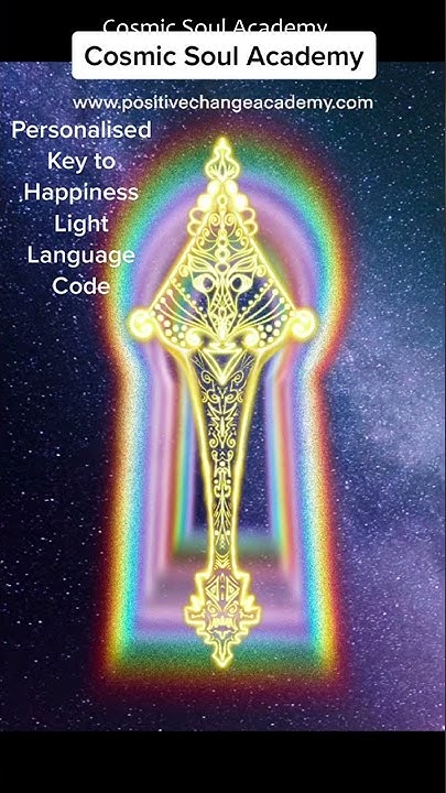 Light Language Art Key to Happiness Light codes personalized - YouTube