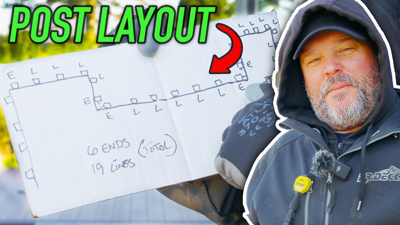 How To Find The Perfect Deck Post Placement - YouTube