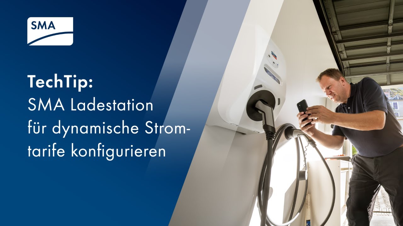 TechTip: SMA Ladestation für dynamische Stromtarife konfigurieren - YouTube