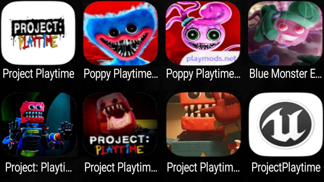 Poppy Playtime Chapter 3,Project Playtime Mobile Update New,Blue ...