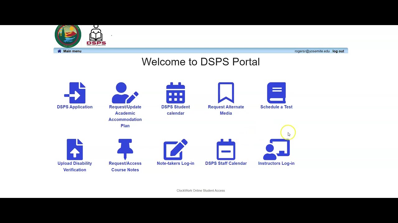 DSPS portal LOA - YouTube