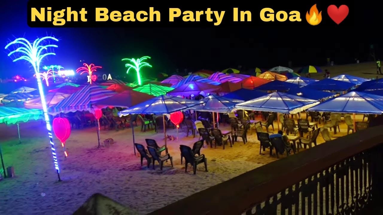 Night Party On Goa Beach🔥🔥 - YouTube