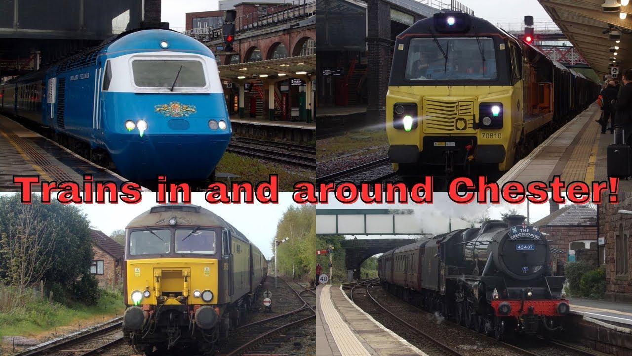 Trains in and around Chester! - YouTube