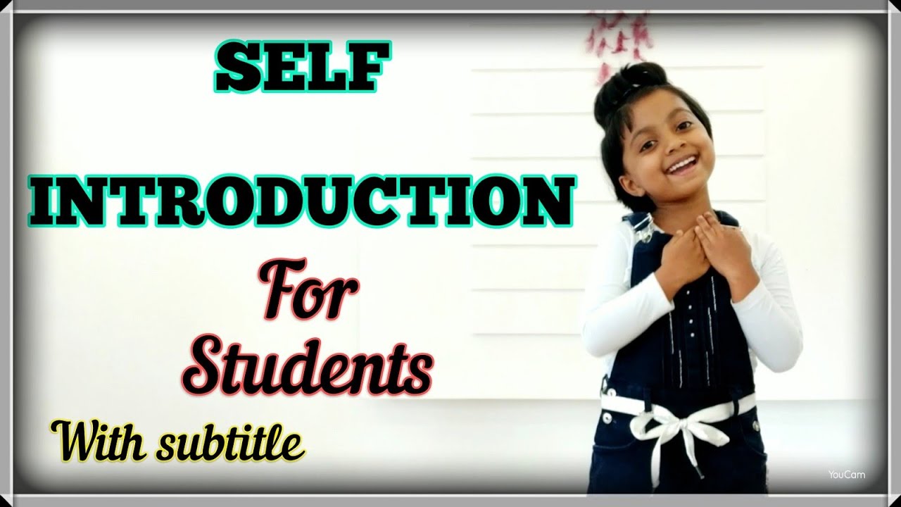 Self introduction | for students | Introduce yourself | Myself speech ...