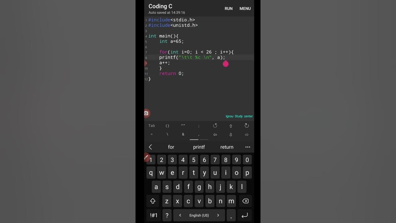 Printing ABCD in Unique way by C language - YouTube