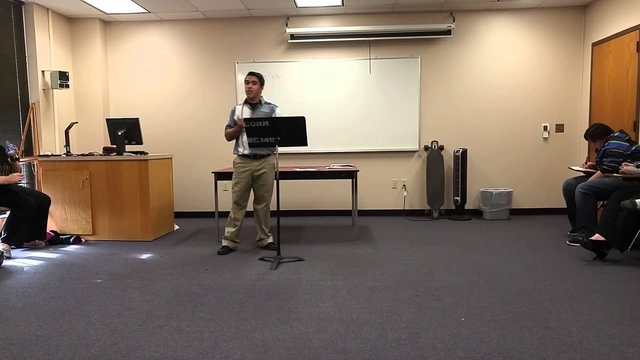 Speech 100 Jake Jacobsen - YouTube