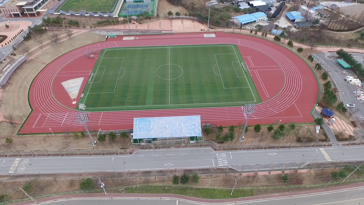 South Korea: stunning Incheon Stadium, drone view - YouTube