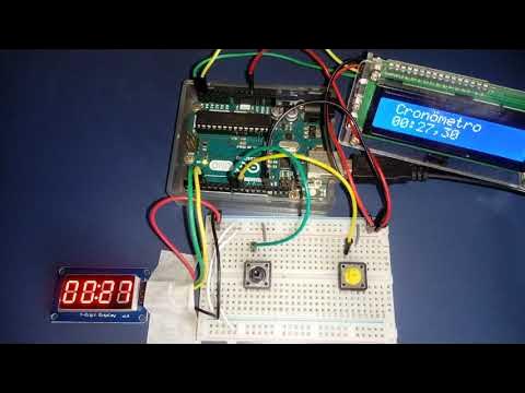 Hub 012 - Cronômetro com botões de pause e reset - Arduino - # ...
